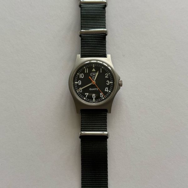 CWC G10 Military watch with orange seconds hand | WatchCharts Marketplace