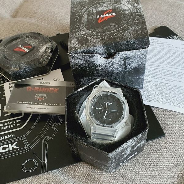 Casioak transparent gshock GA 2100 ske 7adr | WatchCharts Marketplace