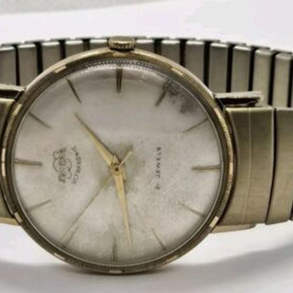 Working Vintage Enicar Ultrasonic Mens Swiss-Made 21j Manual Wind Watch ...