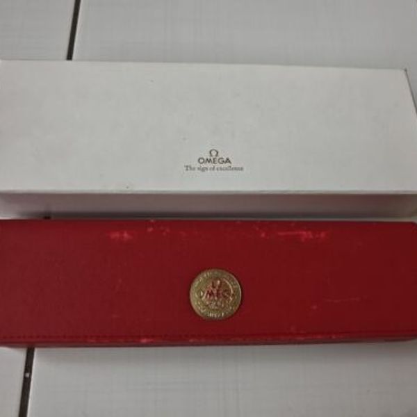 Box Omega speedmaster seamaster circa 90' used condition #438 ...