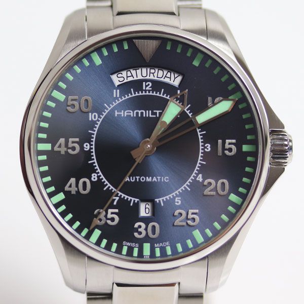 [MT3094] ★ HAMILTON Hamilton Khaki Aviation Pilot Day-Date Men's Watch ...