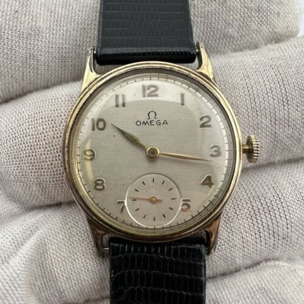 OMEGA 10k Gold Filled Manual Winding Men's' Watch 15 Jewels 1950s ...