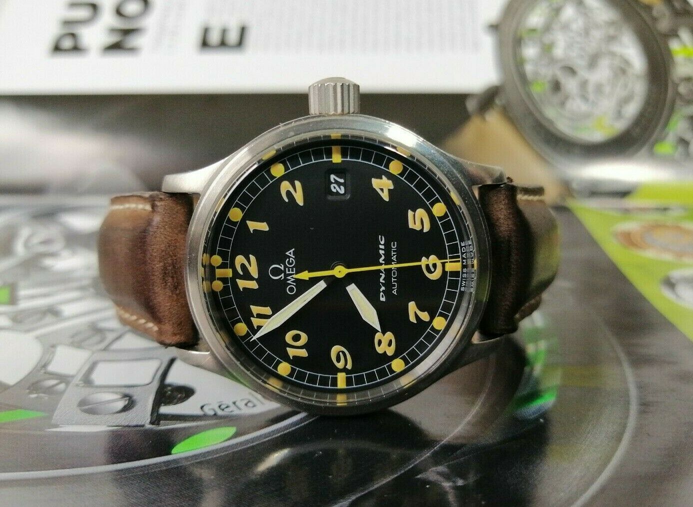Omega Dynamic III Automatic Cal. 1108 Ref. 166.0310 Military Watch ...