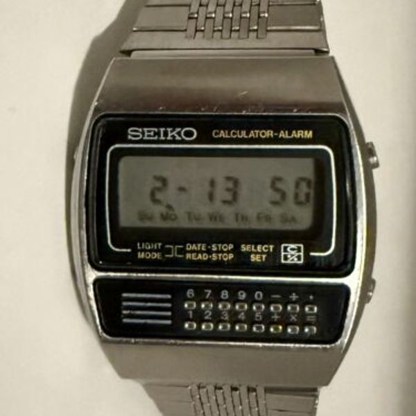Vintage SEIKO Calculator C359-5000 / LCD Digital Watch | WatchCharts ...