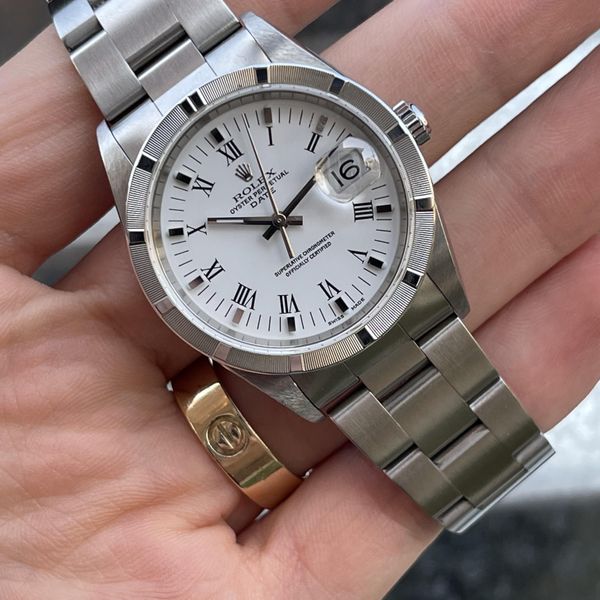 [WTS] Rolex OP Date Ref. 15200 w/White Roman Dial BOX & PAPERS $4750 ...