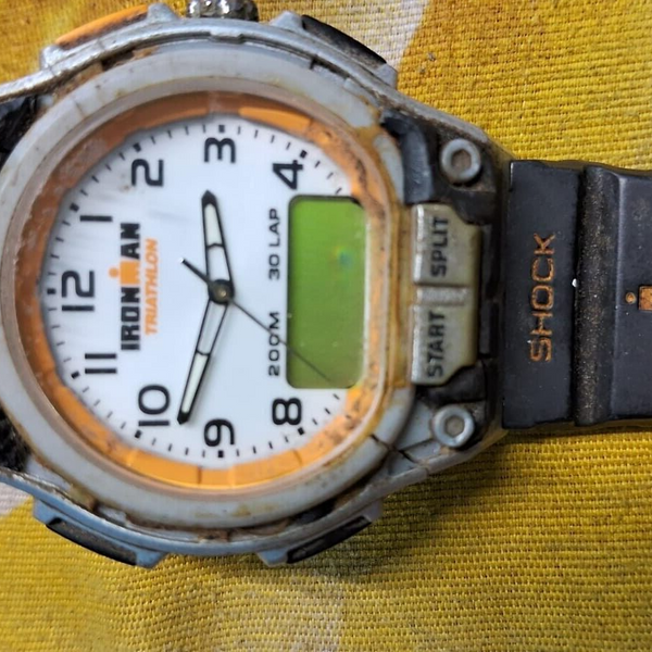 Used Vintage Timex Men's Ana-Digi Digital Watch for spare/watchmaker ...
