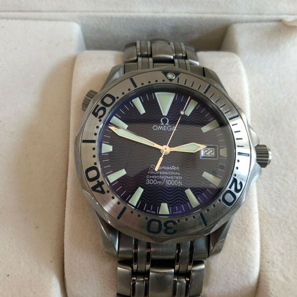 OMEGA Seamaster Professional Chronometer 2231.80 Wavy Blue Dial Watch ...