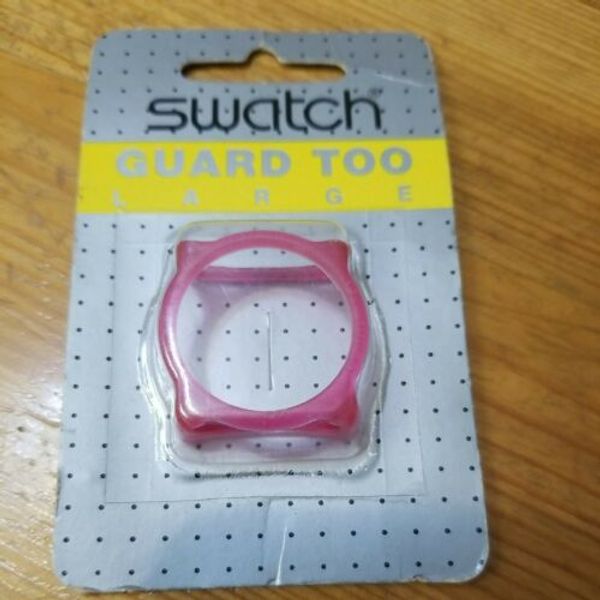 Swatch Vintage NEW Pink GUARD TOO Original Watch New in Box | WatchCharts