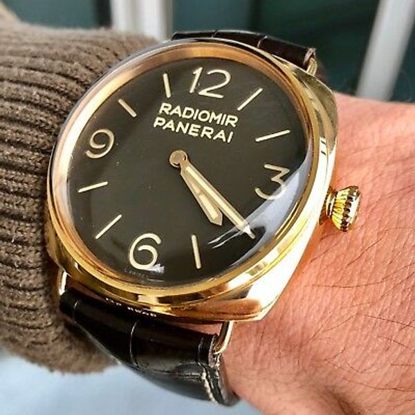 Panerai Radiomir 18k Rose Gold PAM379 - 3 Days Oro Rosa - w/ Papers ...