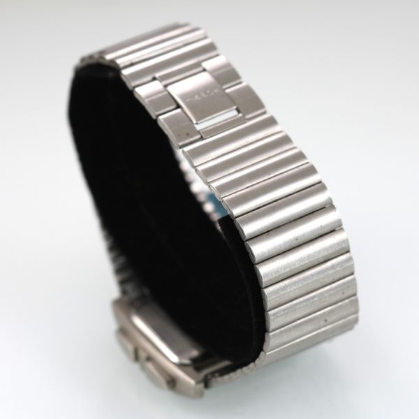 Fossil 2002 Watch Men JR-7747 Silver Stainless St WR Battery Green Date ...