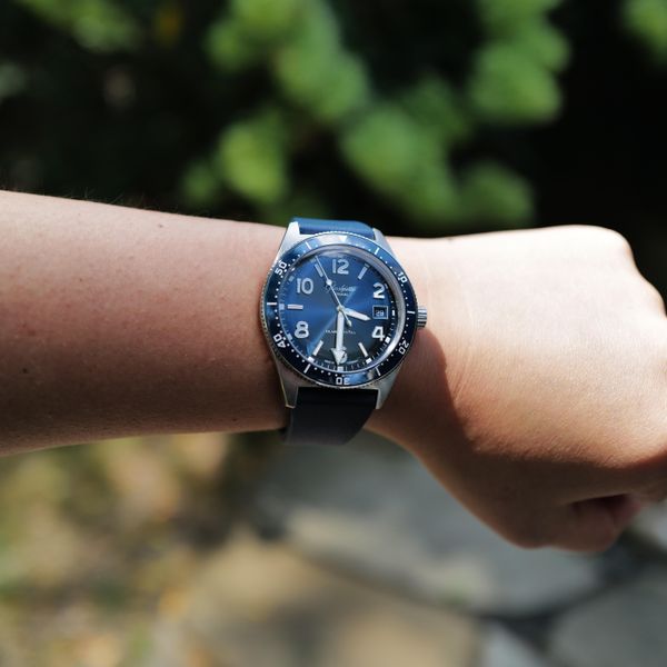 [WTS] Glashutte Original SeaQ Blue - with bracelet and Delugs rubber ...