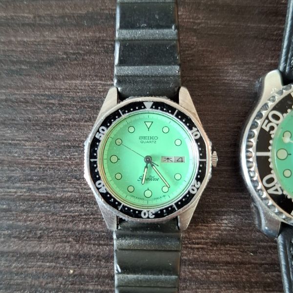 x2 Job Lot SEIKO and VEGA Diver Tiffany Dial, Quartz Vintage watches ...
