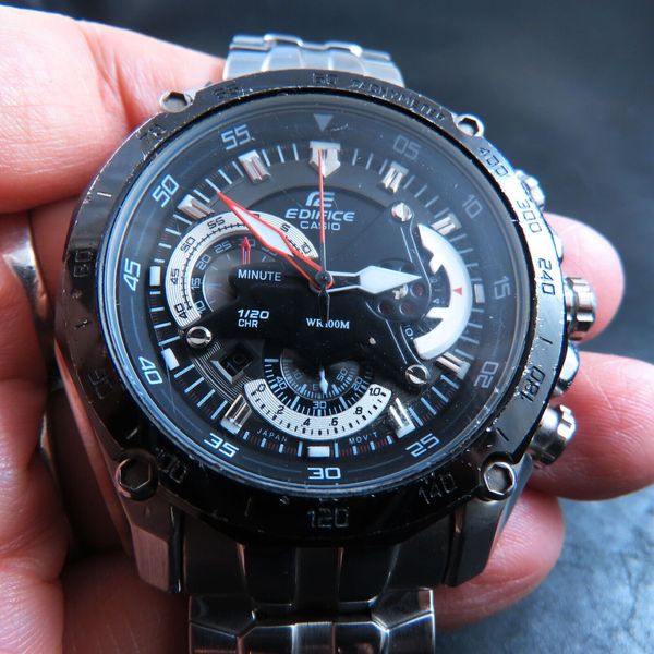 EF-550 Casio Edifice Chronograph Quartz Men Watch | WatchCharts Marketplace
