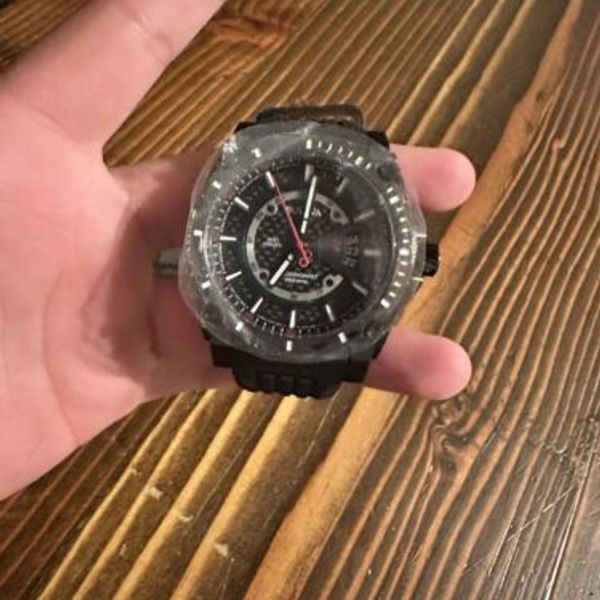 Bulova Men's Precisionist Quartz Watch Black Polyurethane Strap 47 MM ...