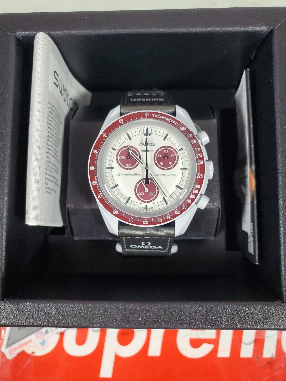MoonSwatch Omega Swatch Bioceramic - MISSION TO PLUTO | WatchCharts ...