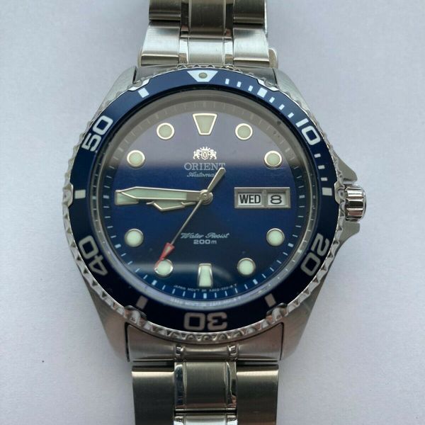 Orient Ray II Blue Dial w/Stainless Steel Case | WatchCharts Marketplace