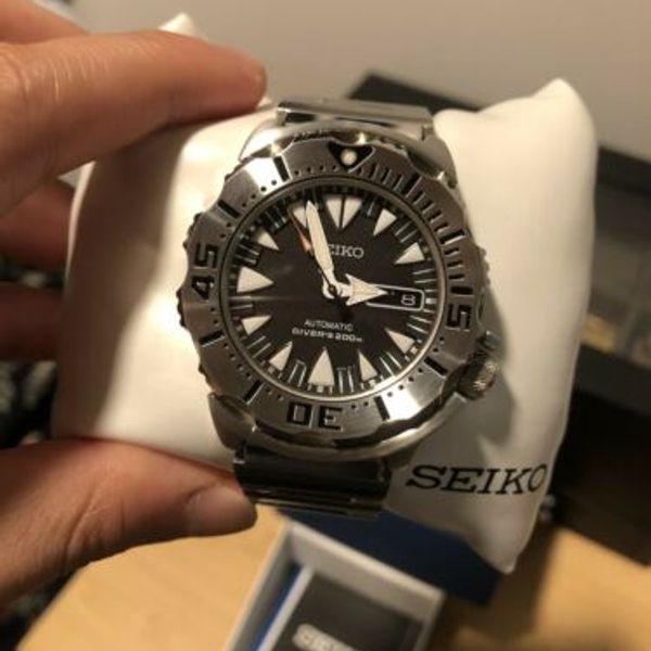 Seiko SRP307 (BRAND NEW)-Black Monster | WatchCharts Marketplace