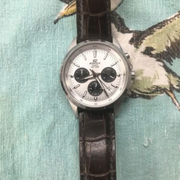 Casio EFR-527 Edifice Men Watch Panda Dial | WatchCharts Marketplace