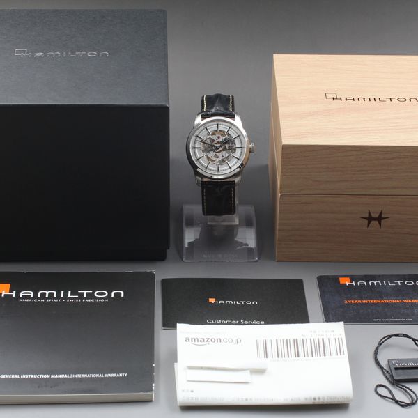 [Reserved ]Hamilton Rail Road H406550 Skeleton Automatic Men's Watch ...