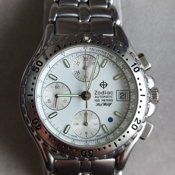 [WTS] Zodiac Sea Wolf Chronograph - Blue Dot - Valjoux 7750 | WatchCharts