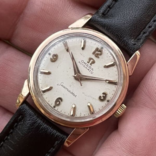 OMEGA SEAMASTER (GOLD PLATED)GOOD WORKING (AUTOMATIC)CALIBER 571(2991 ...