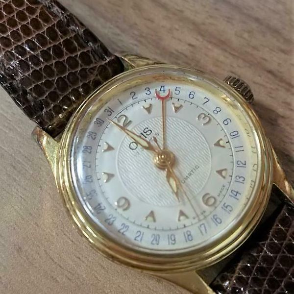 VERY RARE!! ORIS Automatic Watch S.A 574 Pointer Date SWISS MADE ...