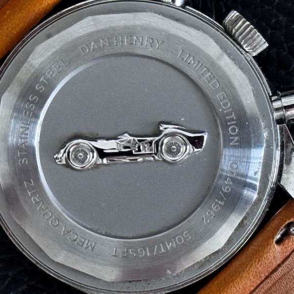Dan Henry 1962 Limited Edition Racing Chronograph Mecaquartz Watch 39mm ...