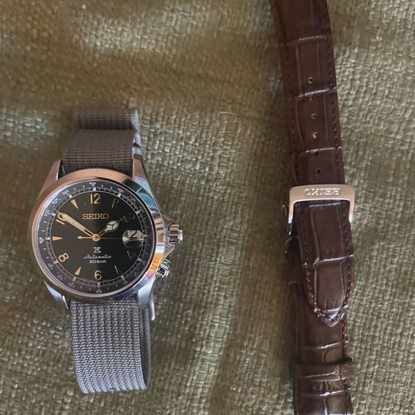 Seiko Alpinist Green Men's Watch - SPB121 | WatchCharts Marketplace