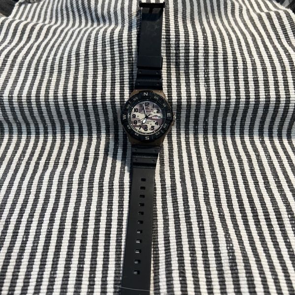 CASIO 5125 MRW-220H Compass Bezel Quartz Analog Men's Watch ...