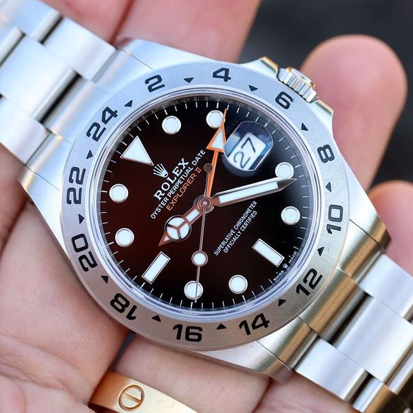 2024 Rolex Explorer 2 ref. 226570 Black Dial, Full Set | WatchCharts ...