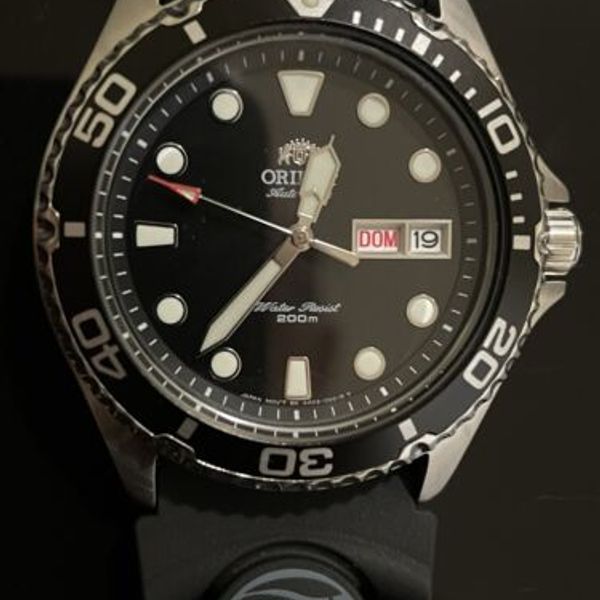 Orient AA02-C6-A-C0800 93 Ray II Automatic Rubber Strap 200m Men's ...