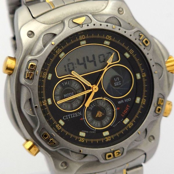 Citizen Promaster Eco-Drive C440-Q00460 42mm Quartz Men's Ana-Digi ...