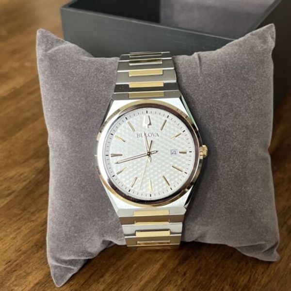 BULOVA Two-Tone CLASSIC Stainless Steel 39 mm Men's Watch - 98B424 MSRP ...