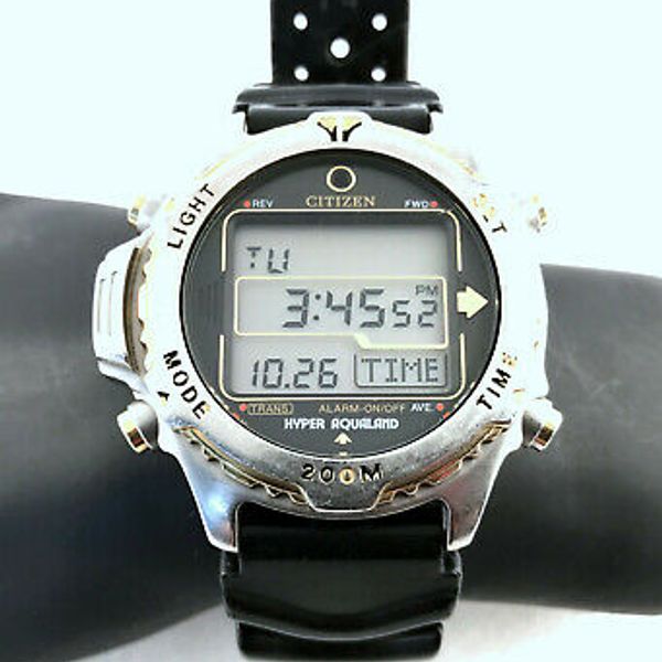 Citizen Hyper Aqualand Promaster WR200 46mm Divers Stainless Two-Tone ...