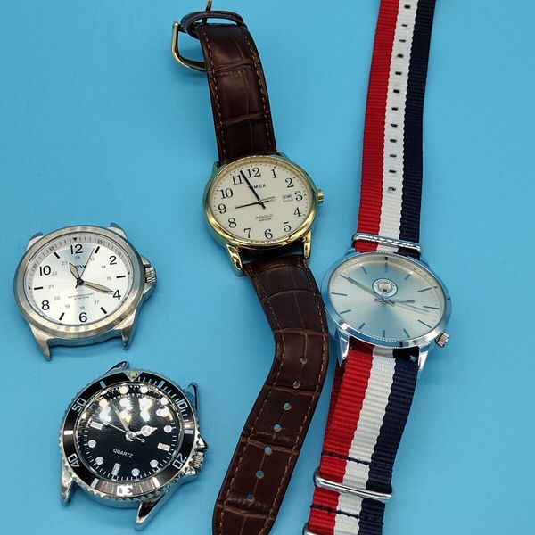 Men's Watch Lot of 4 - Timex & TPW - For Parts or Repair Untested ...