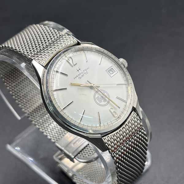 Vintage Hamilton Quartz Menâ s Wristwatch - cal 760 - Front Load U.S ...