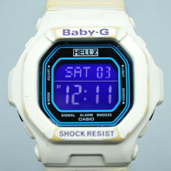 Casio Baby-G Shock x Hellz Bellz White Module 3000 BG-5600HZ Limited ...