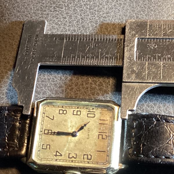 Vintage 1925 Elgin Tank 14k Gold Filled Menâ s Watch Running perfect ...