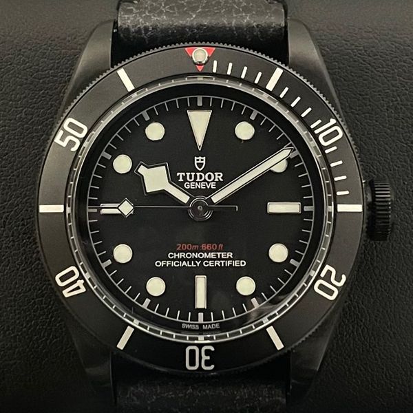 (CHEAPEST & RARE) Tudor BlackBay 41 Dark Leather Strap 79230DK ...