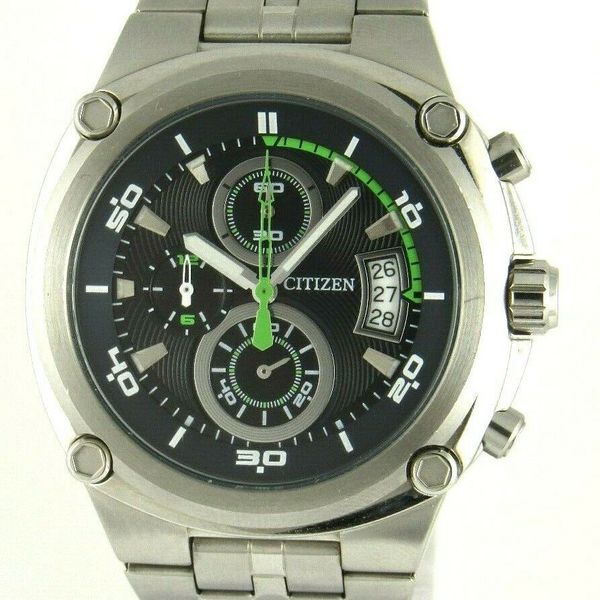 Citizen AN3450-50L (0510-S076072) Chronograph Stainless Steel Men's ...