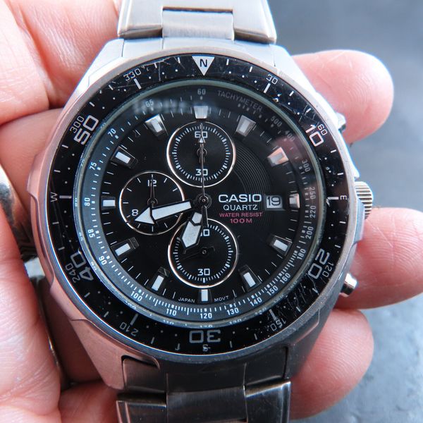 AMW-330 Casio Chronograph WR 100M Quartz Men Watch | WatchCharts ...
