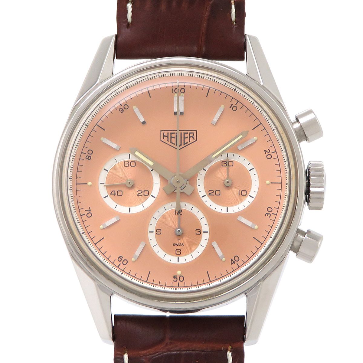 TAG Heuer Carrera 1964 Lemania Salmon (CS3112) Market Price | WatchCharts