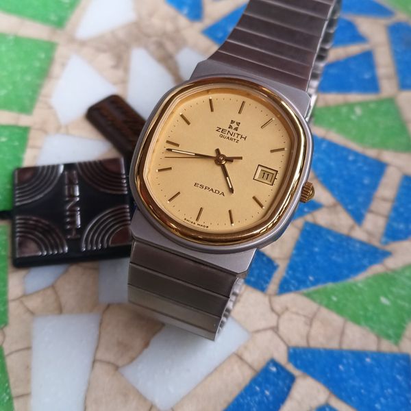 Vintage Quartz Watch Zenith Espada NOS | WatchCharts Marketplace