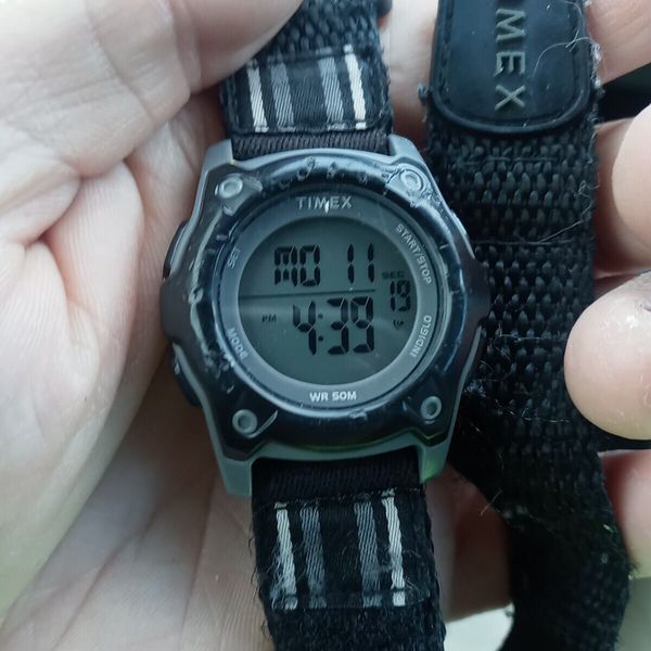 TIMEX Kid's Digital 35 mm TIME MACHINES Fabric Strap Watch - TW7C26400 ...
