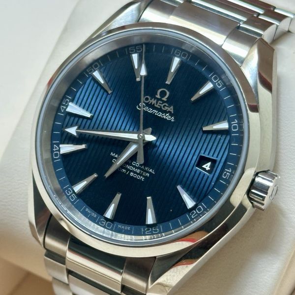Omega Seamaster Aqua Terra 150M â Blue Vertical Dialâ - 231.10.42.21.03 ...