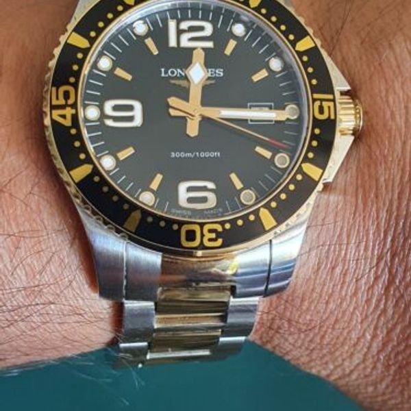 Longines HydroConquest Men's Two Tone Watch - L3.640.3 - 41mm - NEW ...