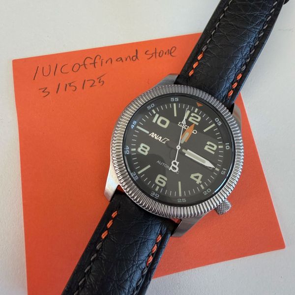 [WTS] Seiko ANA Pilot Limited $550 Excellent Condition, Custom Leather ...