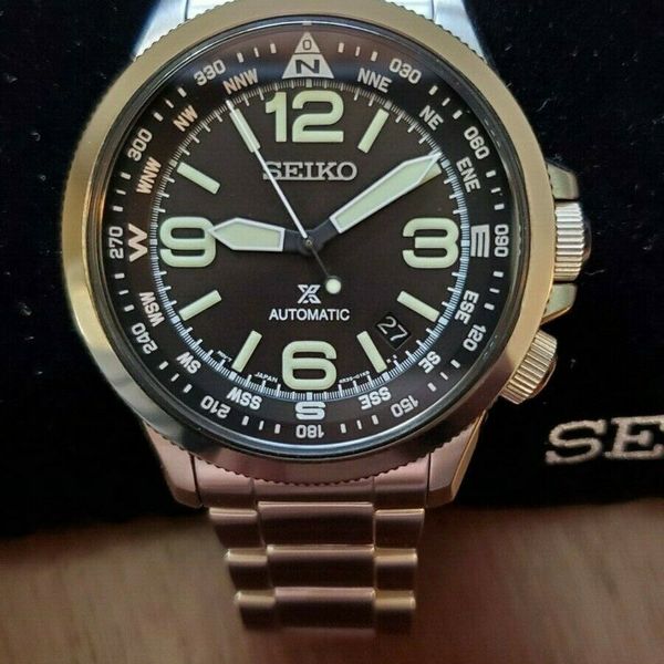 Seiko Prospex 23-Jewel Automatic Inner-Rotating Compass Bezel SRPA71 ...