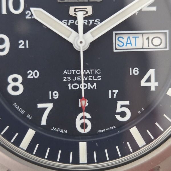 Seiko 5 Sports Blue Men's Watch - SNZG11J1 | WatchCharts Marketplace