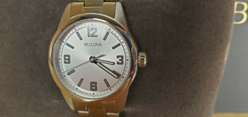 Bulova Corporate Collection Watch Features a Round Silver White Dial ...